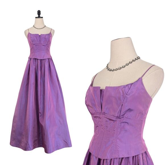 Patra | Dresses | Vintage Prom Dress Maxi Ball Gown 4 Y2k 9s Purple ...